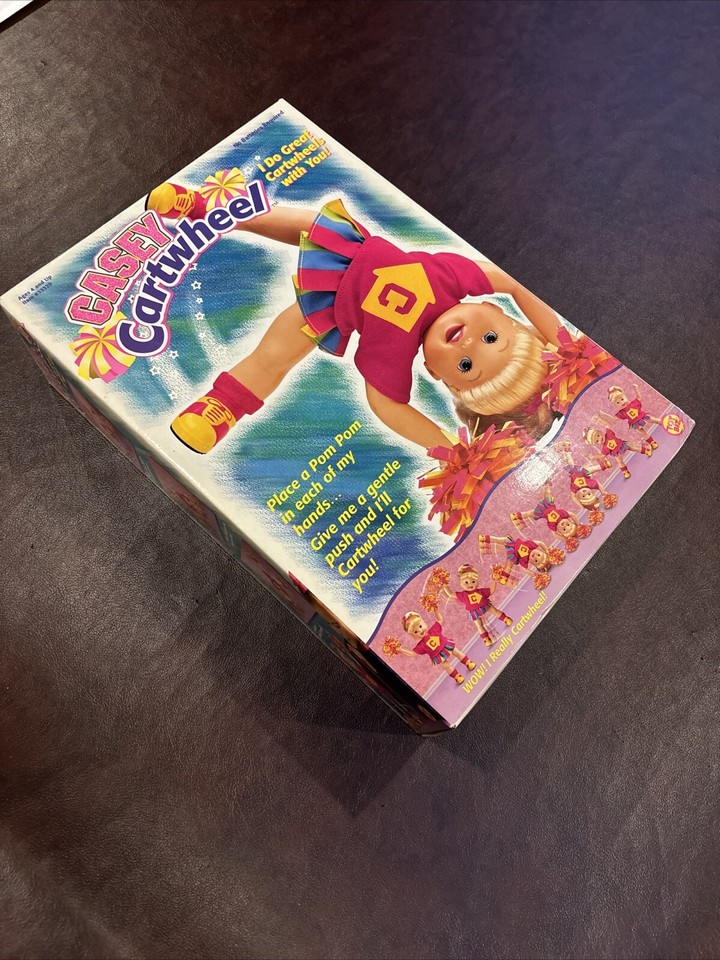 Vintage 1997 Toy Biz Casey Cartwheel Cheerleader Complete In Original ...