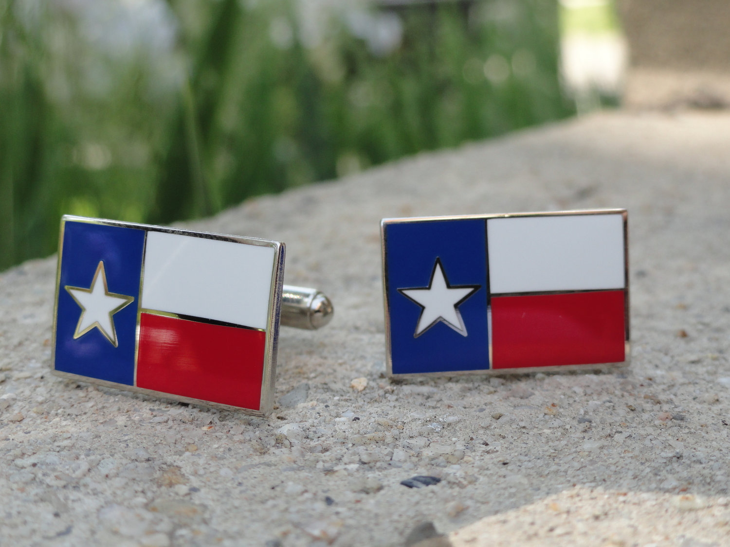 Texas State Flag Cufflinks--United States America USA Southern ...