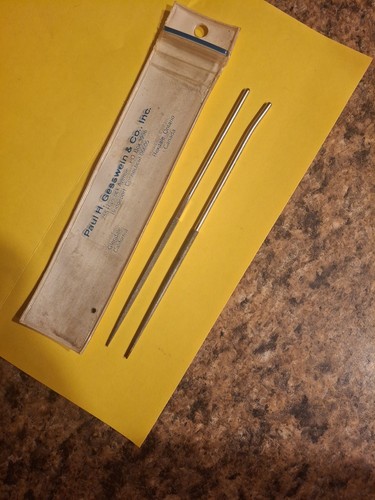 LOT OF (2) GESSWEIN WATCHMAKERS Files, #240-2162/# 240-2142,GERMANY ...