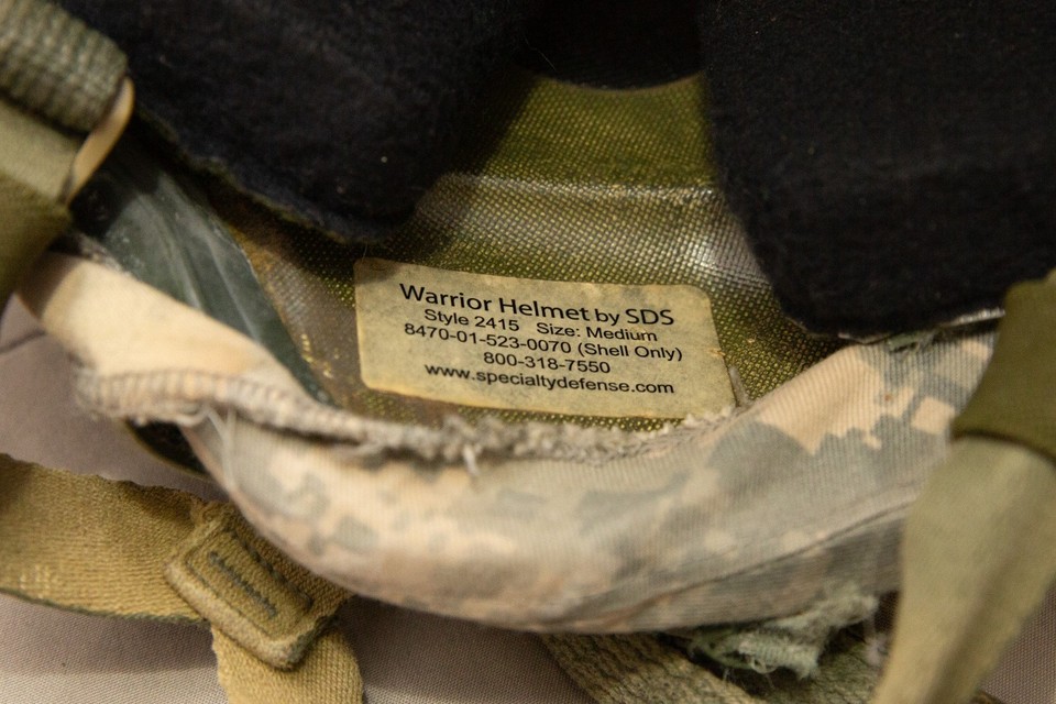 USGI SDS Warrior Helmet ACH Cut w/ Extras Early GWOT OIF OEF Medium | eBay