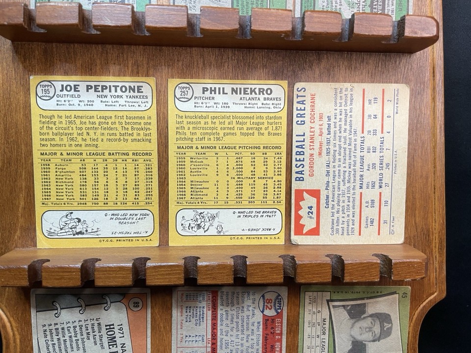 Topps Vintage Baseball 11-Card Lot Hank Aaron / Bench / Murray HOF’s GD ...
