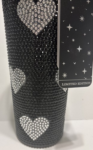 Limited Edition Hydrapeak Rhinestone Hearts Tumbler 25oz Straw ...