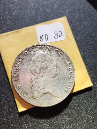 German States Saxony-Albertine 1780 I.E.C.Thaler Silver Coin #8082 | eBay