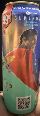2025 Superman Movie Arizona Beverage Drink Can Green Tea Collectible ...
