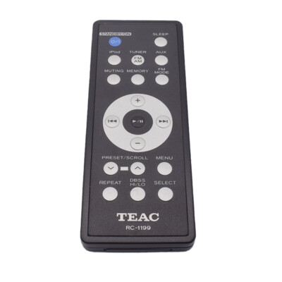 TEAC RC-1199 Hi-Fi Table Clock Radio Audio System C4 Remote Control | eBay