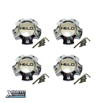 4 x Helo Wheel Center Cap 39mm Height - Chrome 1079L133HE1CH-H39 | eBay
