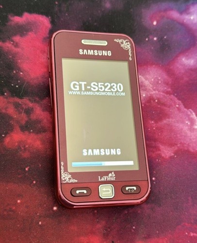 SAMSUNG GT-S5230 LAFLEUR ROT selten, Blumen geprüft, Garantie, volle ...