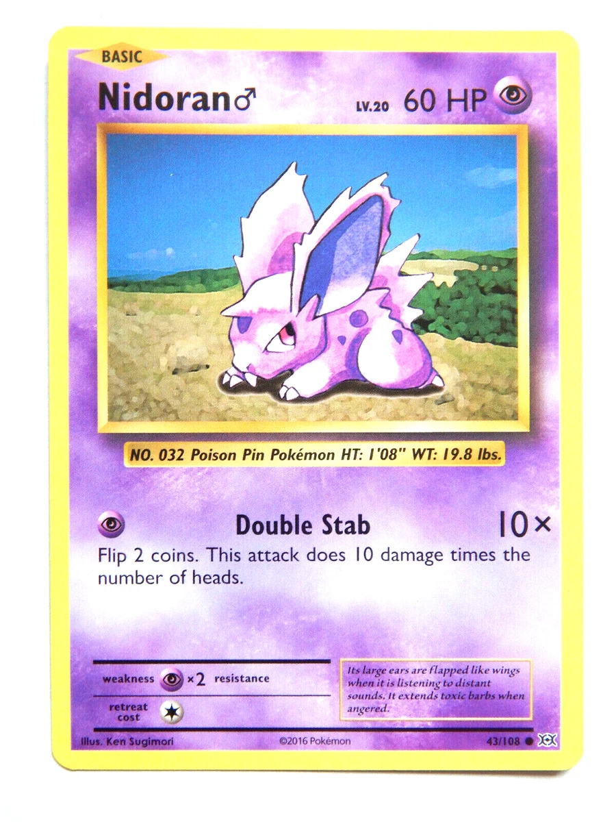 Nidoran Pokemon Card