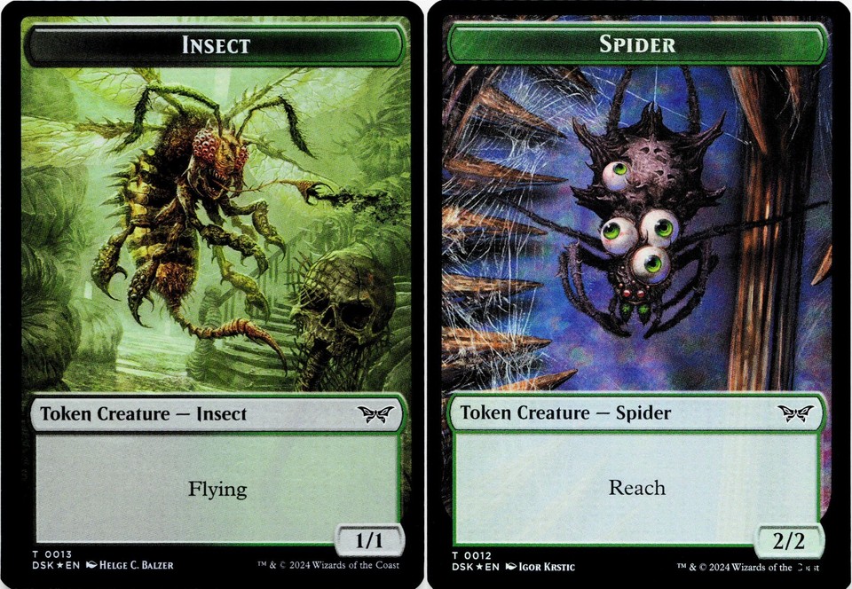 Insect / Spider (Token) - FOIL - MTG Duskmourn | eBay