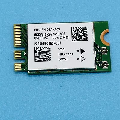 QUALCOMM QCNFA435 802.11A/B/G/N/AC WLAN M.2 BLUETOOTH 4.1 WIFI CARD ...