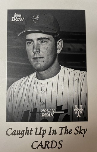 2024 Topps Black & White Nolan Ryan Topps Vault SP High #108 Mets | eBay