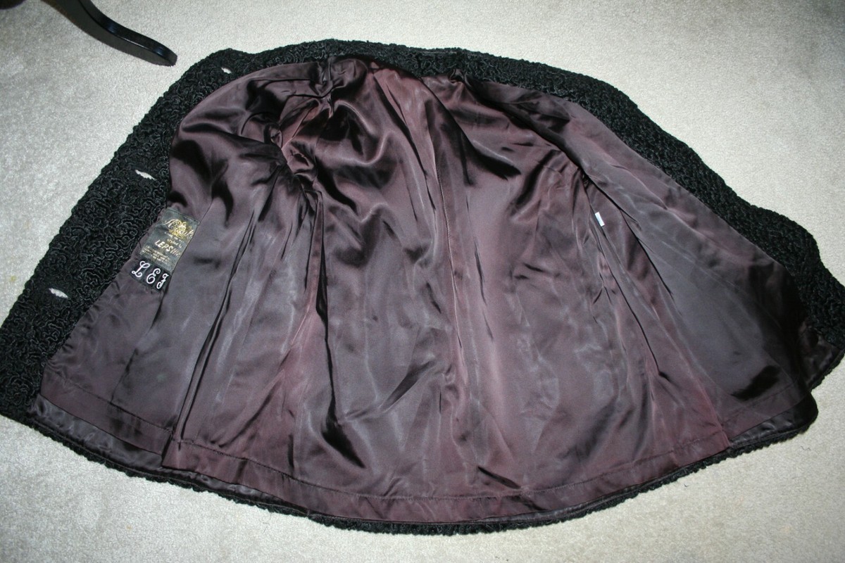 VTG Women's CURLY WOOL Coat Jacket XL ASTRAKIN Lepshire VTG Women's CURLY WOOL Coat Jacket XL ASTRAKIN Lepshire
