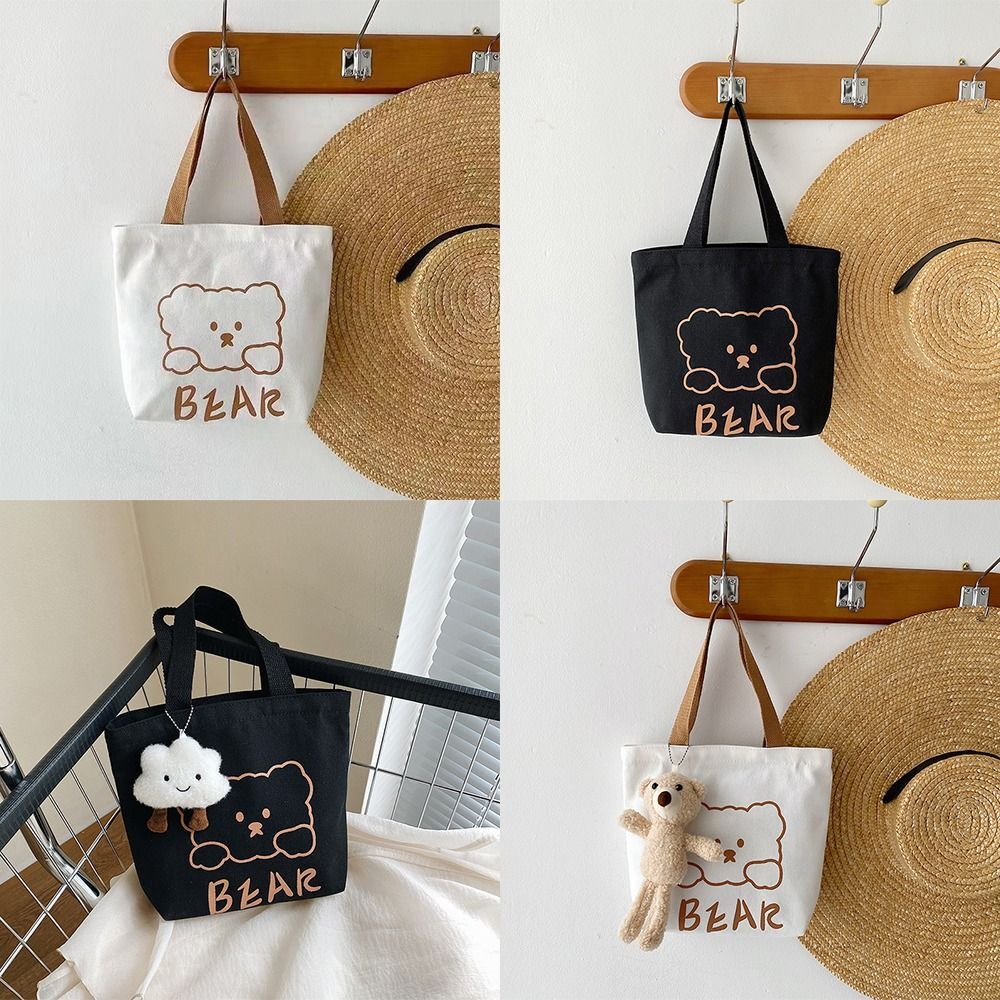 Large Capacity Mummy Bag Korean Style Tote Bag Cute Canvas Handbag ...