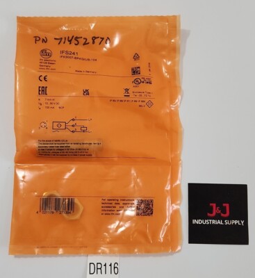 *NEW SEALED* IFM IFS241 Proximity Sensor IFK3007-BPKG/US-104 10-30Vdc ...