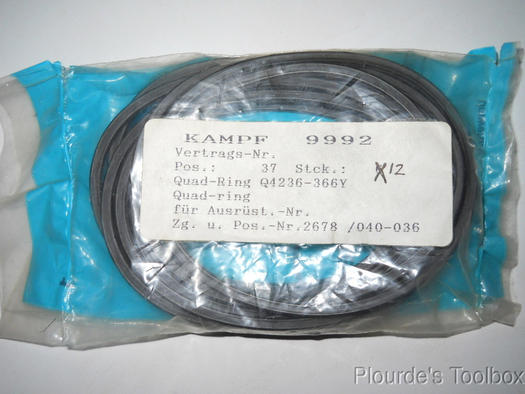 Pack of (12) Busak + Luyken Quad Rings, 76.75mm OD, 4.14mm Width, #9992 ...