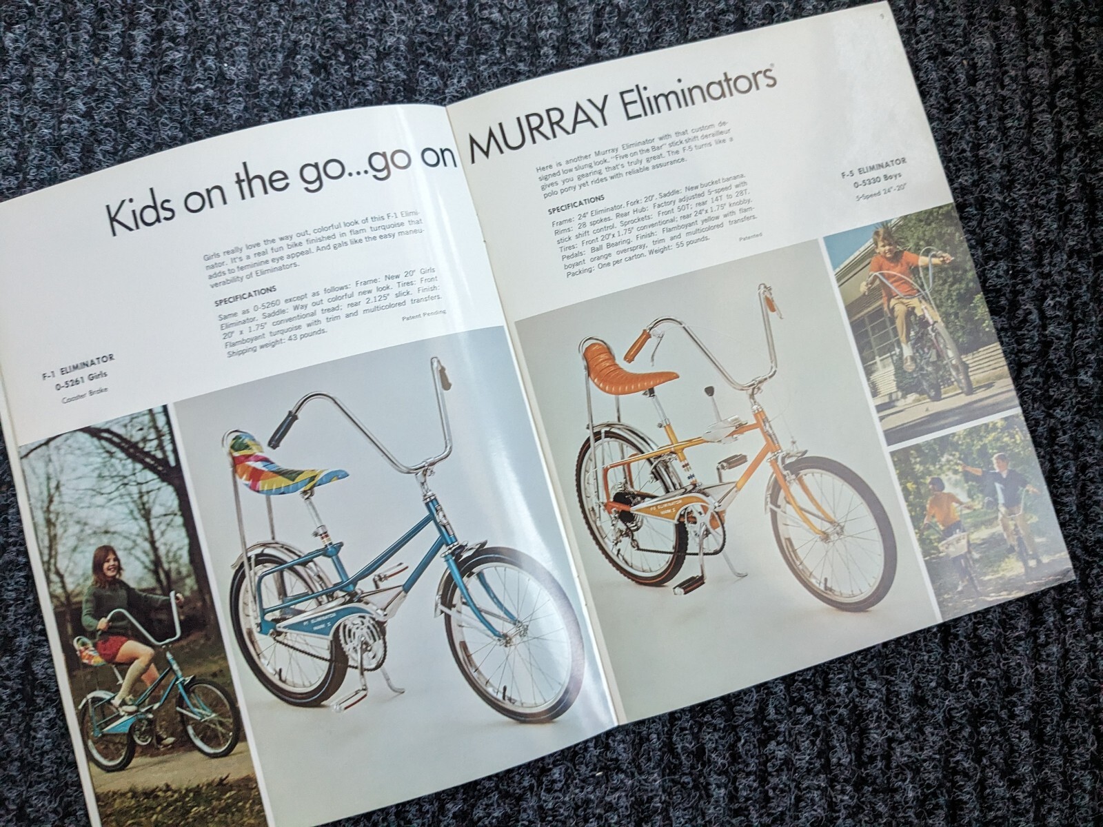 MURRAY 1970 Original Bicycle Sales Full Line Catalog~Bikes* ELIMINATOR ...