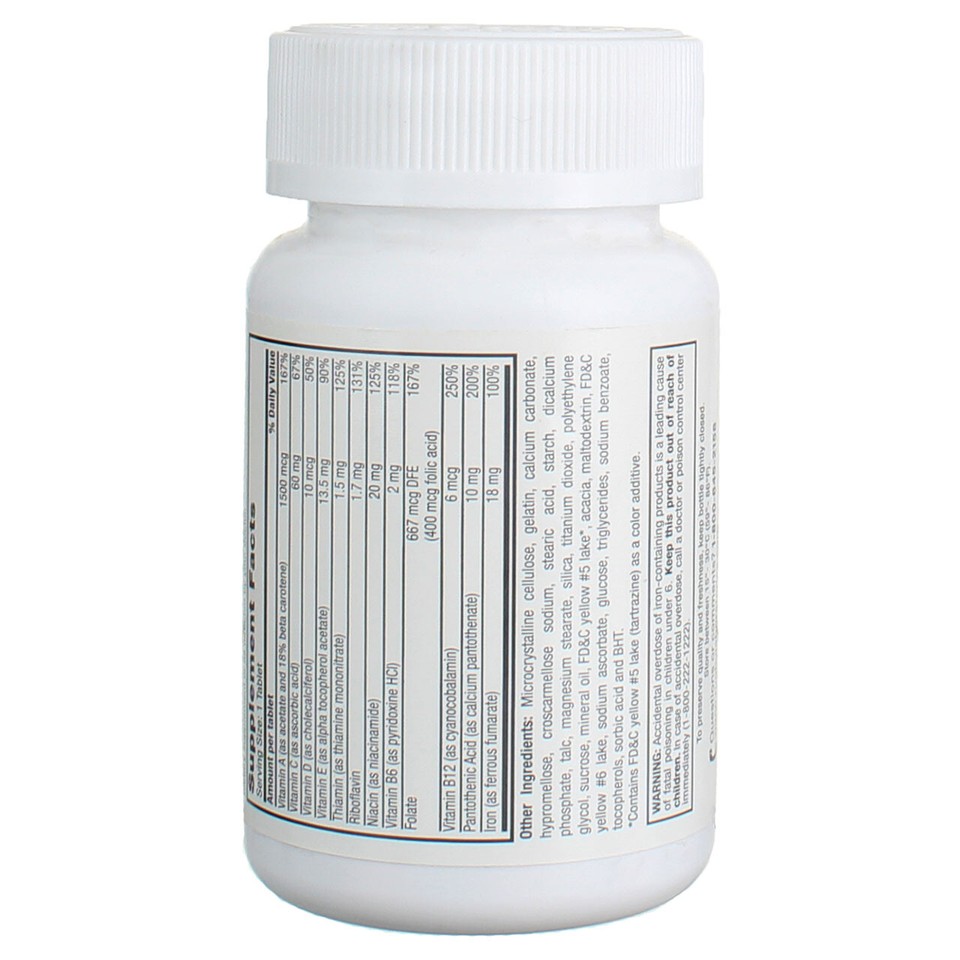 Rugby Tab-A-Vite Multivitamin Tablets, 100 Ct | eBay