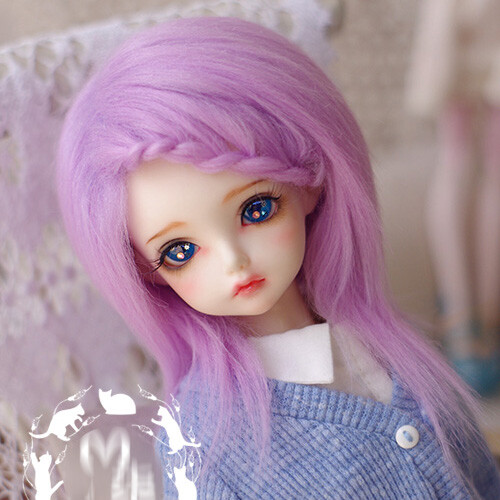 New BJD plush fabric wig 12 colors 1/12 1/8 1/6 1/4 1/3 DD MSD non-slip ...