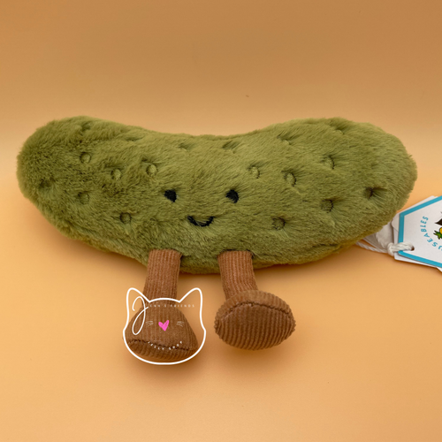 Jellycat AMUSEABLE PICKLE Soft Plush Toy Collectible Stuffed New BNWT ...