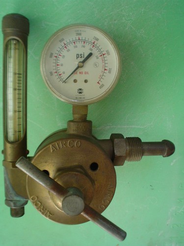 500 PSI Airco Valve, Gauge and CFH Argon Flowmeter | eBay