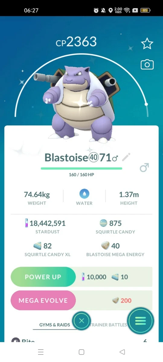 Shiny Blastoise