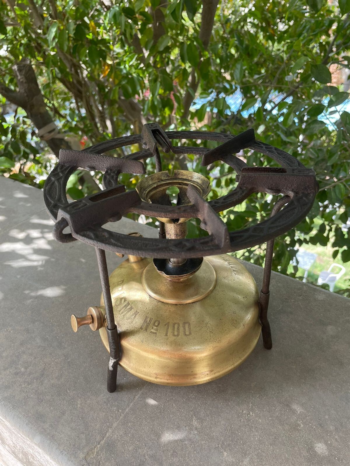 Old Vintage Prisma No.100 Kerosene Pressure Brass Camping Stove, Made ...