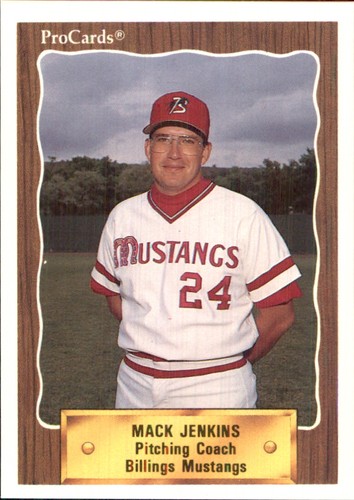 Mack Jenkins 1990 ProCards #3239 RC Billings Mustangs *AutographDen* | eBay