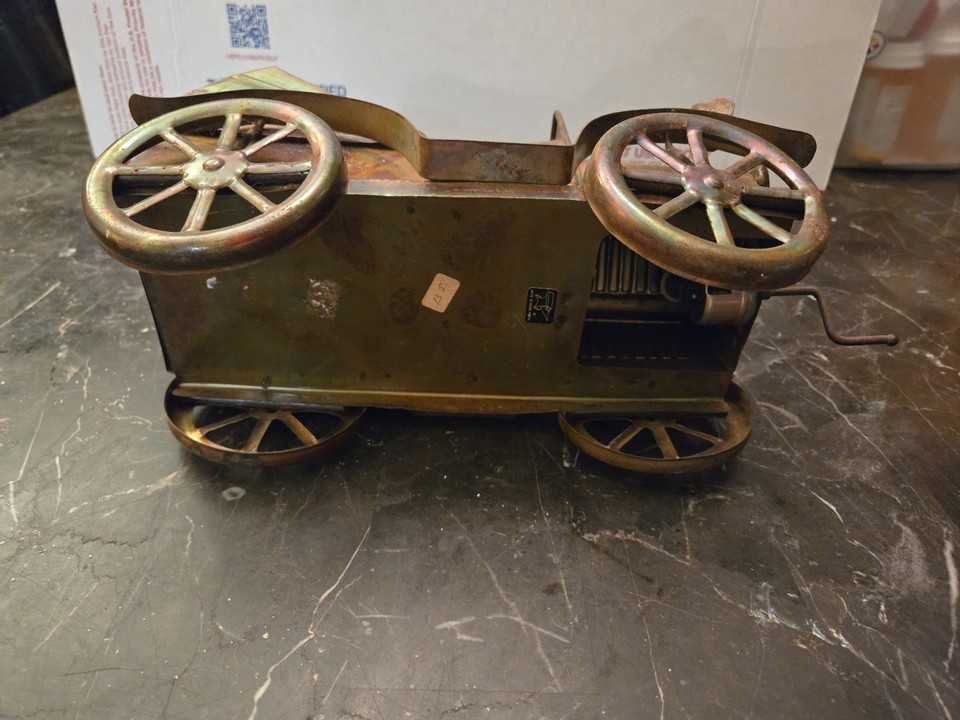 Vintage Copper/tin Music Box Car | King of the Road Tune | Jalopy Car ...
