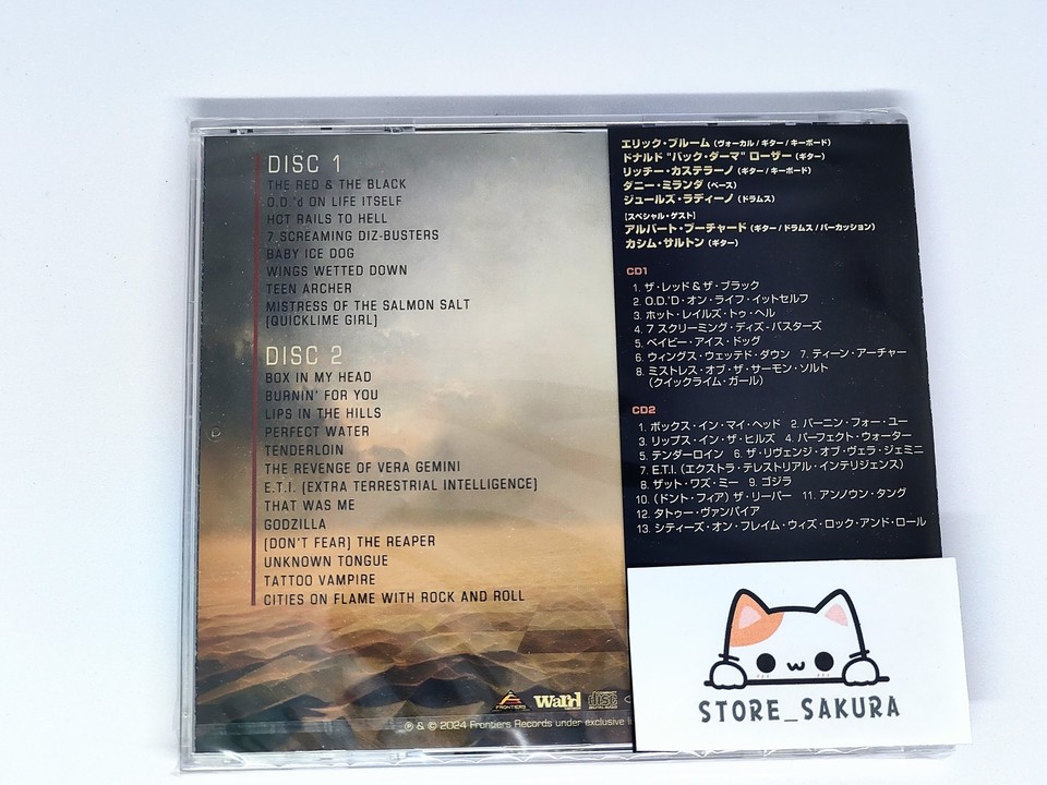 Blue Oyster Cult 50Th Anniversary Live Second Night 2disc From Japan CD 21tracks | eBay