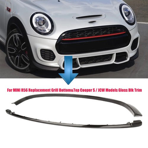 For MINI R56 Replacement Grill Bottom&Top Cooper S / JCW Models Gloss ...
