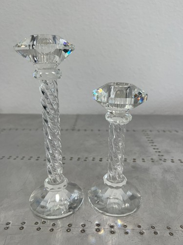 SD Simon Designs Crystal Twisted Pillar Candlestick Holder gorgeous ...