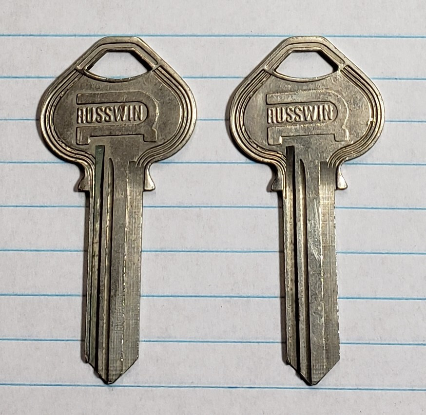 4N Russwin Key Blanks 2x | eBay