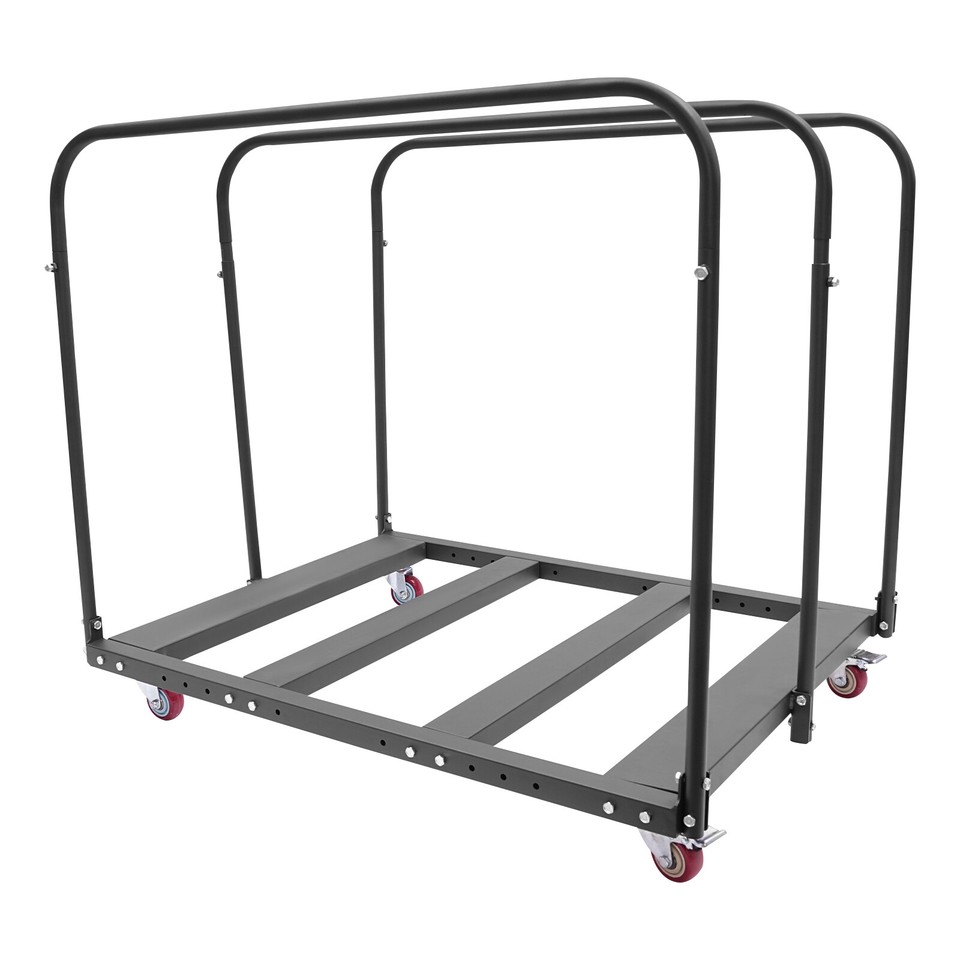 Folding Chair Rack Dolly Cart Table Storage Rack Desk Chairs Cart ...