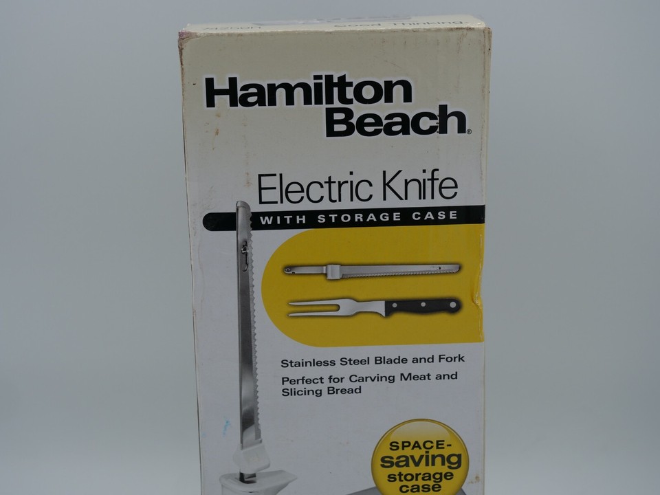 Hamilton Beach Electric Knife Set Carving Kit w/Hard Case 74250R ...