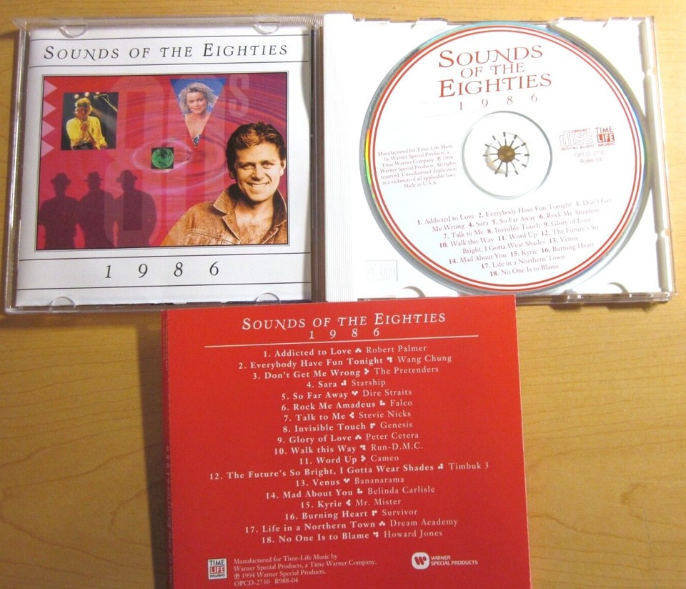 TIME LIFE SOUNDS Of The Eighties 80s - Pick your CD! Excellent - Mint ...