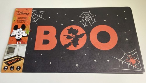 Disney Minnie Mouse Witch Boo Anti Fatigue Kitchen Mat Halloween 18x30 ...