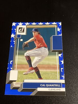 2022 Donruss Baseball Independence Day #112 Cal Quantrill - Cleveland ...