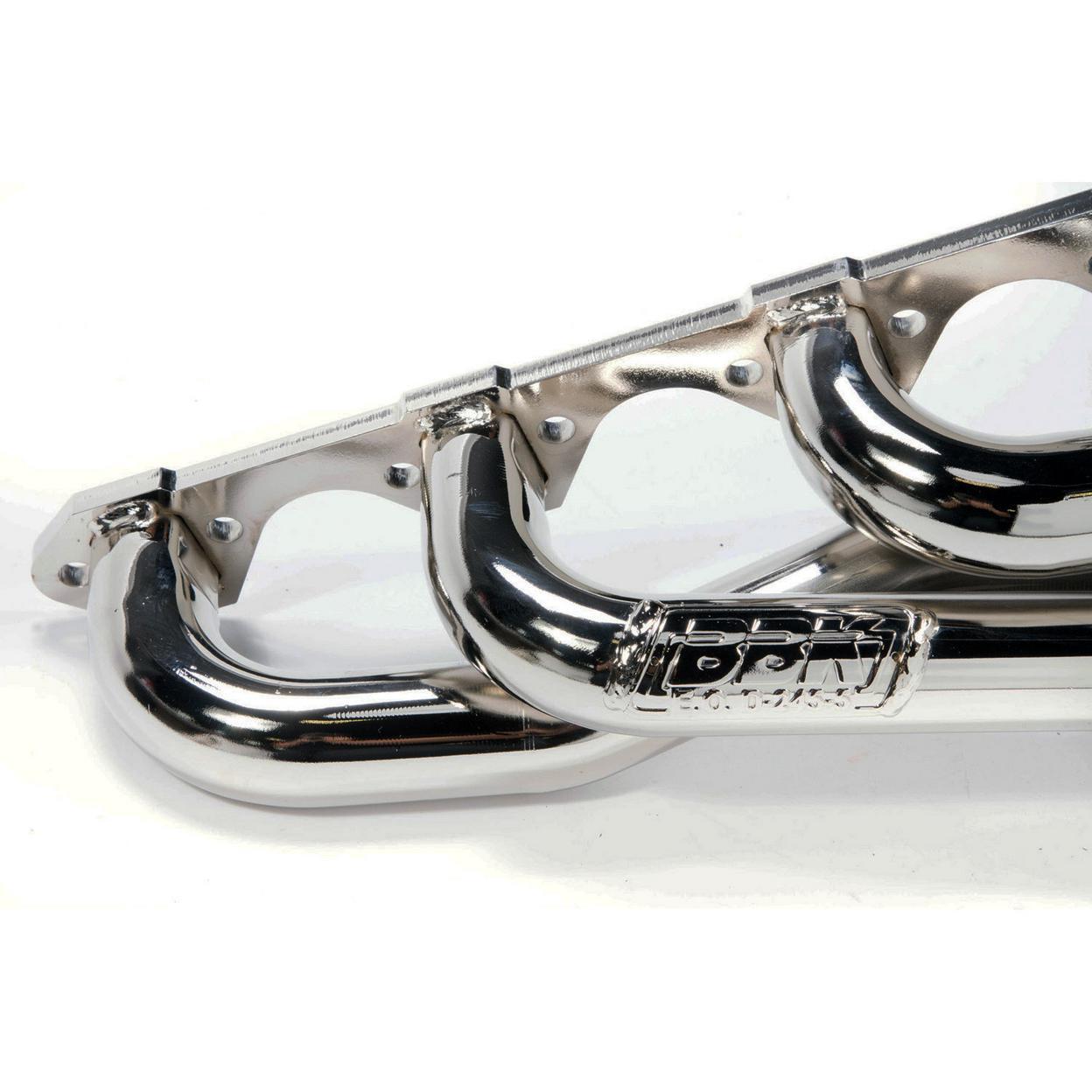 BBK Performance Parts 1511 MUSTANG 351 SWAP 1-5/8 SHORTY HEADERS CHROME ...
