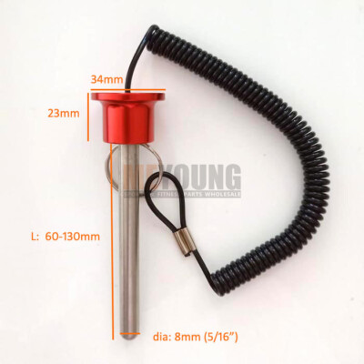 FPW 5/16" 8mm Alumunim Magnetic Weight Stack Pin Locking Pin for Gym ...