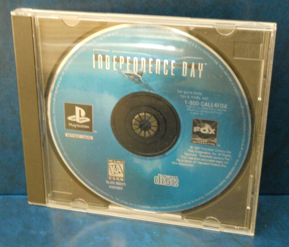 INDEPENDENCE DAY Sony PlayStation 1 1997 PS1 Authentic Game Disc Only ...