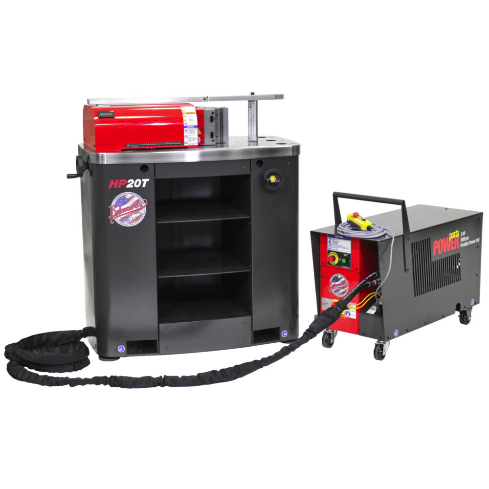 Edwards HAT6030 20-Ton Horizontal Press w/ 460V 3-Phase Porta-Power ...