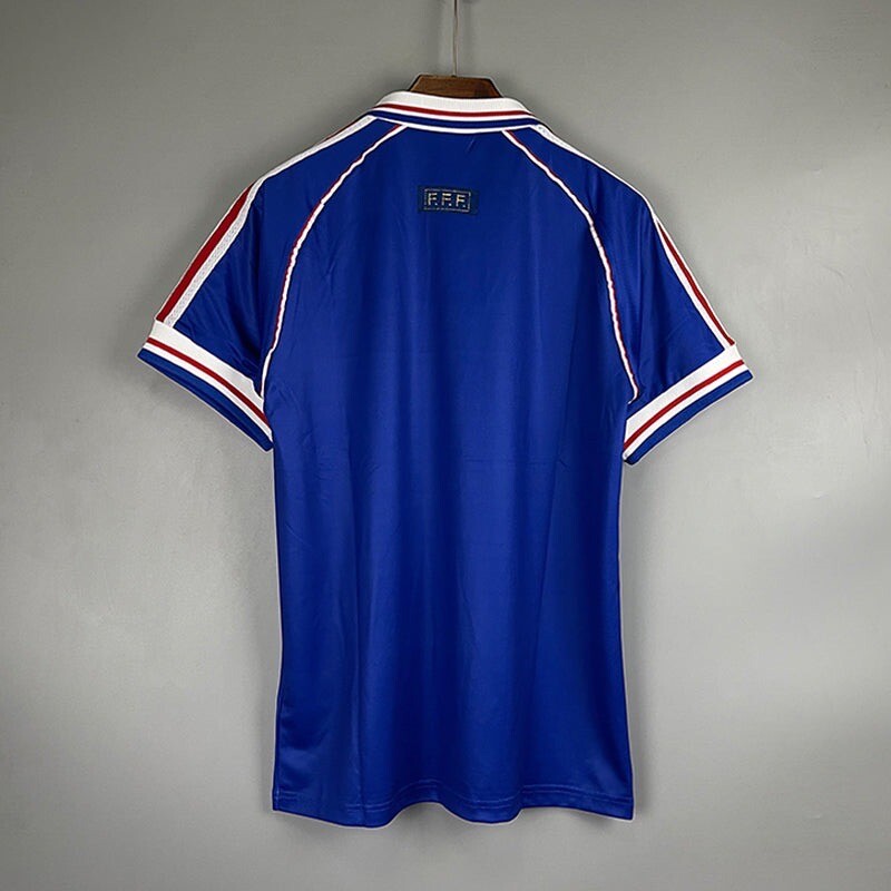Retro France Football Jersey 1998 (S-XXL) Any Name+ Any Number. | eBay