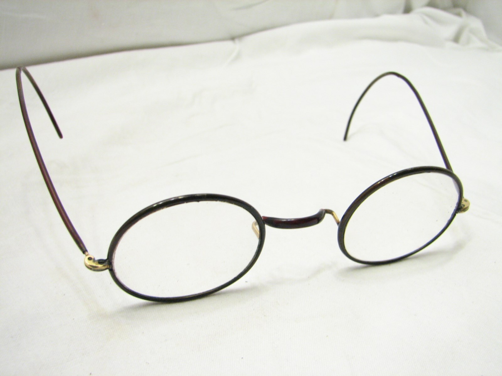 Early Circular Spectacles Brown Round John Lennon Ben… - Gem