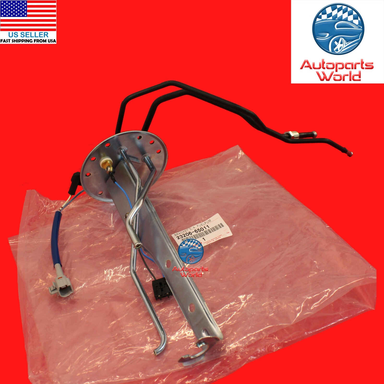 GENUINE OEM TOYOTA 93-94 T100 3.0L FUEL PUMP MOUNT BRACKET W/GASKET ...