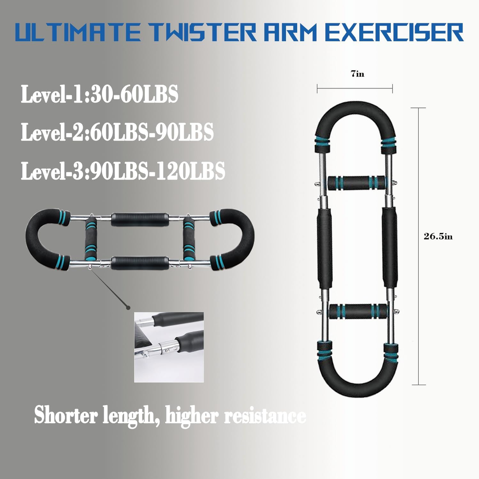 Twister Arm Exerciser, Chest Workout Equipment, Portable Power Twister ...