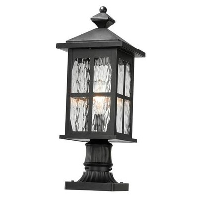Lamp Posts Outdoor Lighting Aluminum Post Lights Outdoor with 21.3 inch ...