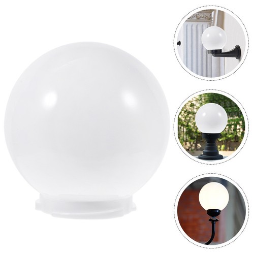 Wall Lamp Shade Round Lampshade Outdoor Globe Light Shades Cover | eBay ...