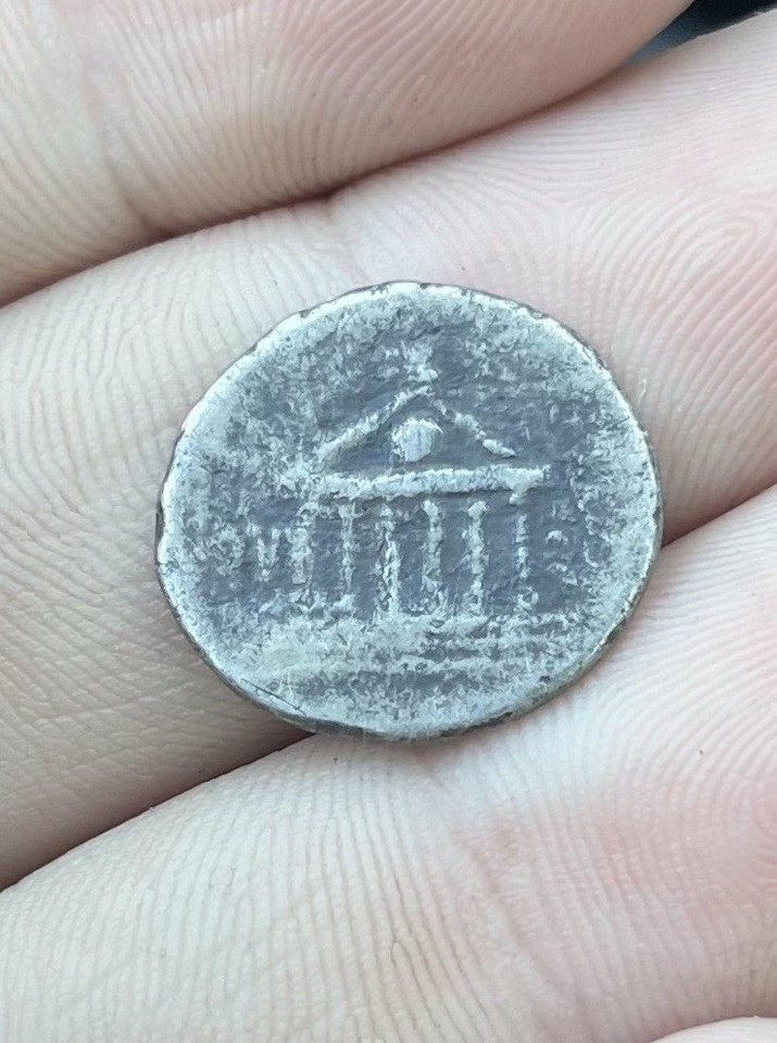 RARE Roman Empire Augustus Silver Denarius North Peloponnesian Mint ...