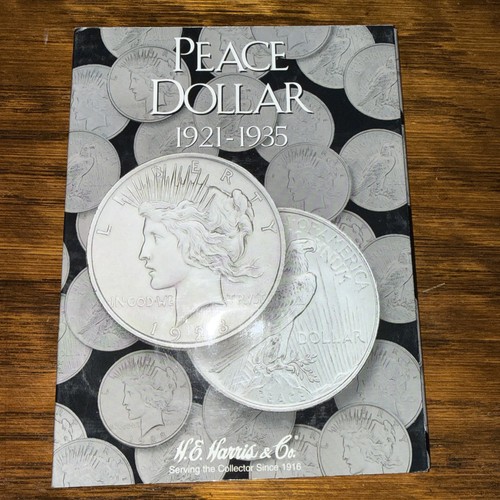 He Harris Peace Dollar Coin Folder 1921-1935 Album Book 2709 | eBay