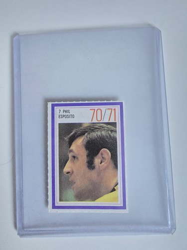 1970-71 Esso Power Players Stamp 7 Phil Esposito Boston Bruins! MINT ...